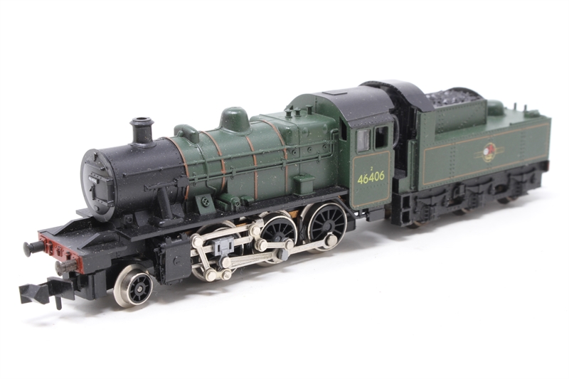 Minitrix N213 LMS Ivatt Class 2MT 2-6-0 46406 in BR Green - Hattons