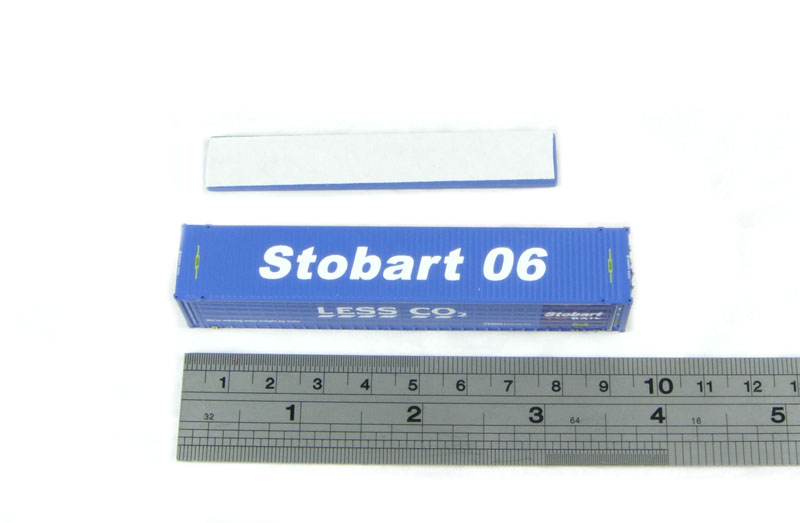 Dapol NB067B Megafret container 6 in "Tesco" Less CO2 - Hattons