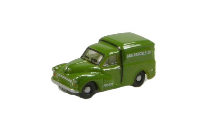Oxford Diecast NMM052 Morris Minor Van in BRS Parcels - Hattons