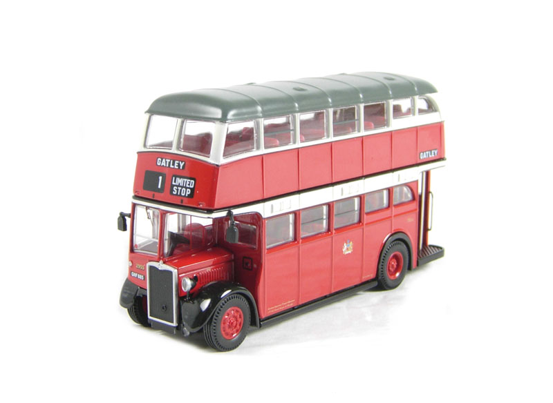 Corgi OM41601 Crossley DD42 d/deck bus "Manchester - Hattons