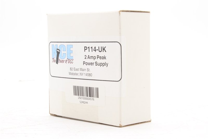 NCE P114-UK 1.8A UK power supply - for use with Power Cab and DCC - Hattons