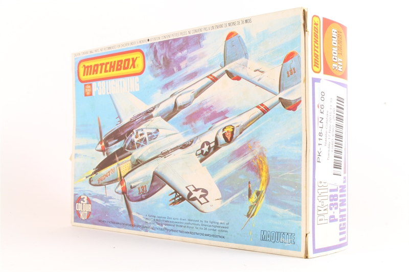 Matchbox PK-118 Lockheed P-38L Lightning - Hattons