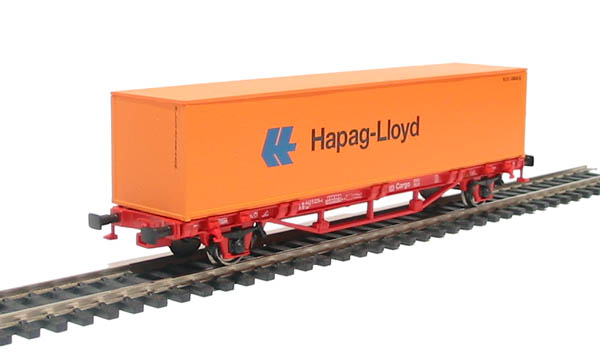 Piko 57700 Class Lgs579 40ft container wagon DB AG in - Hattons