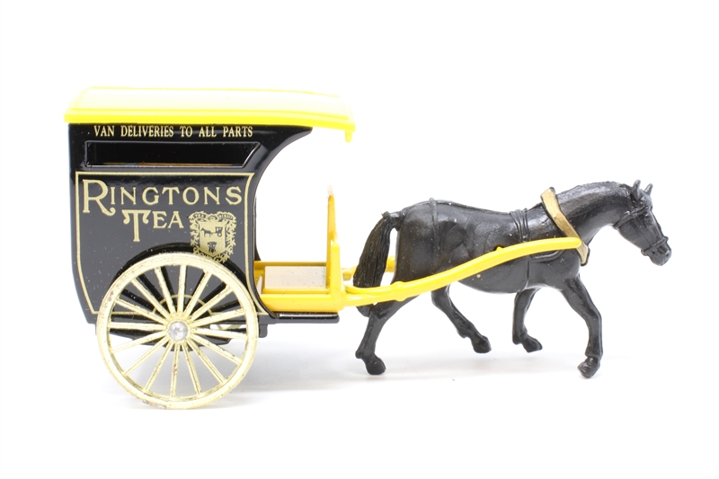 Lledo PM108001 Horse Drawn Delivery Van - 'Ringtons Tea' - Hattons