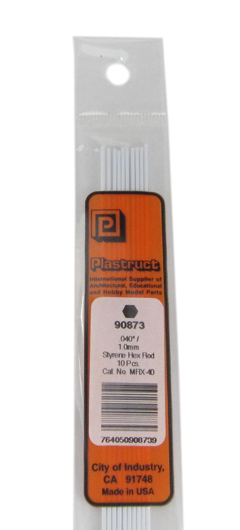 Plastruct MRX-40 90873 1mm Hex Rod