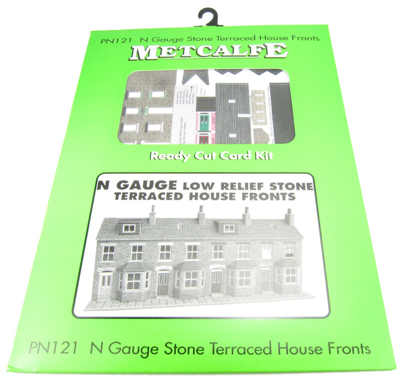 Metcalfe PN121 Low-relief terraced house fronts - stone - - Hattons