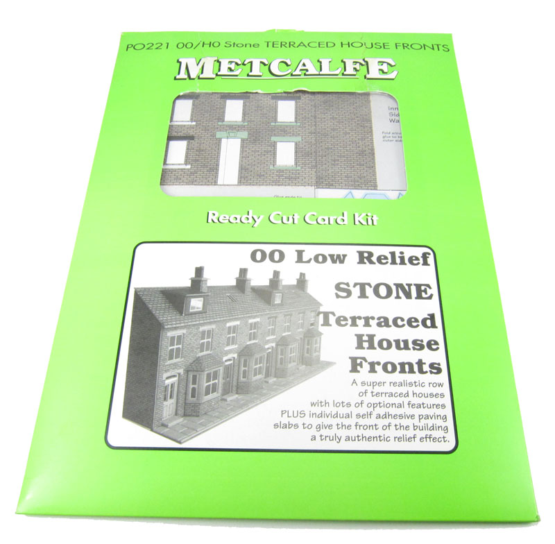 Metcalfe PO221 Low-relief Stone Terraced House Fronts - Hattons