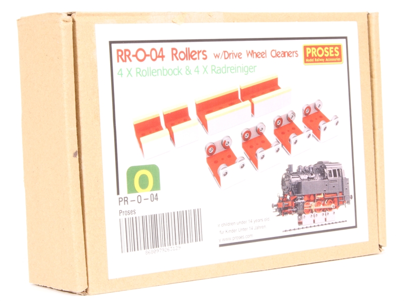 Proses PR-O-04 4-piece Roller set for O scale locomotives - Hattons