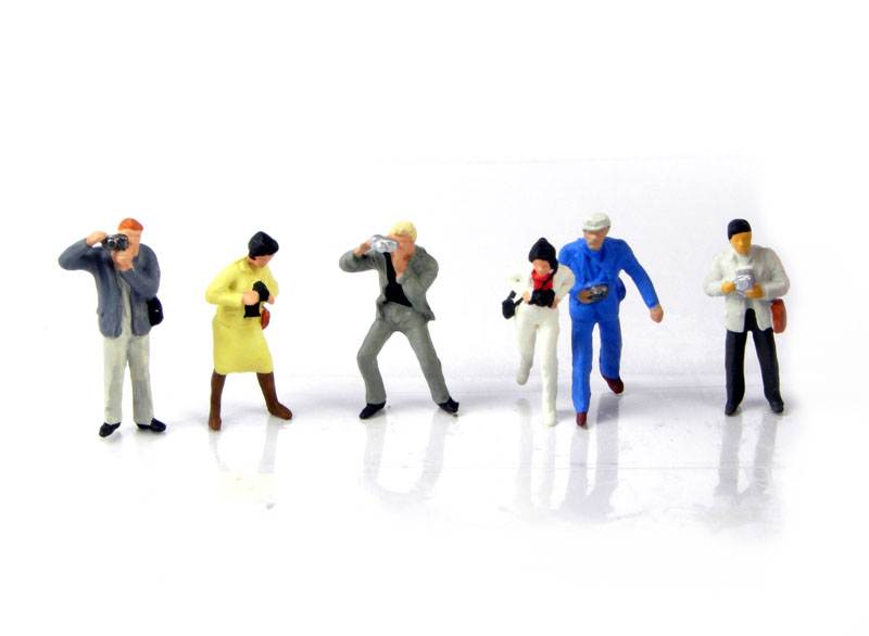 Preiser PR14080 Photographers x6 - Hattons