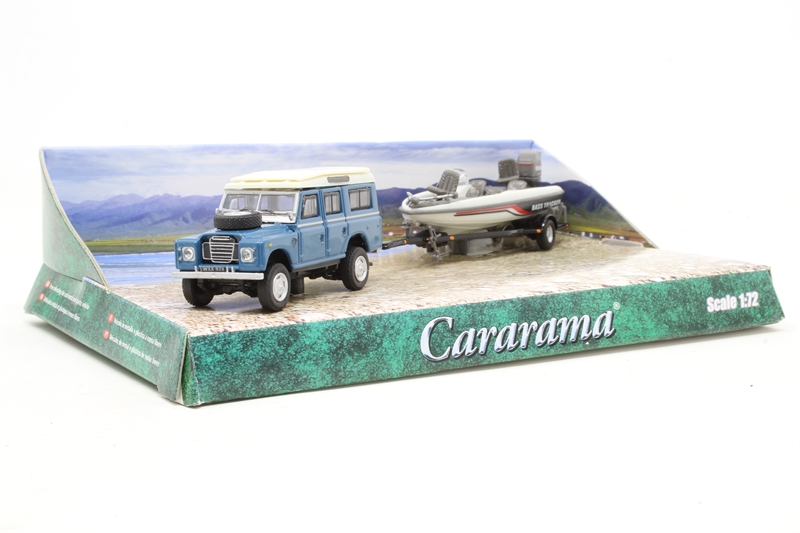 Cararama PV127 Land Rover Series III 109 with Trailer & Speedboat ...