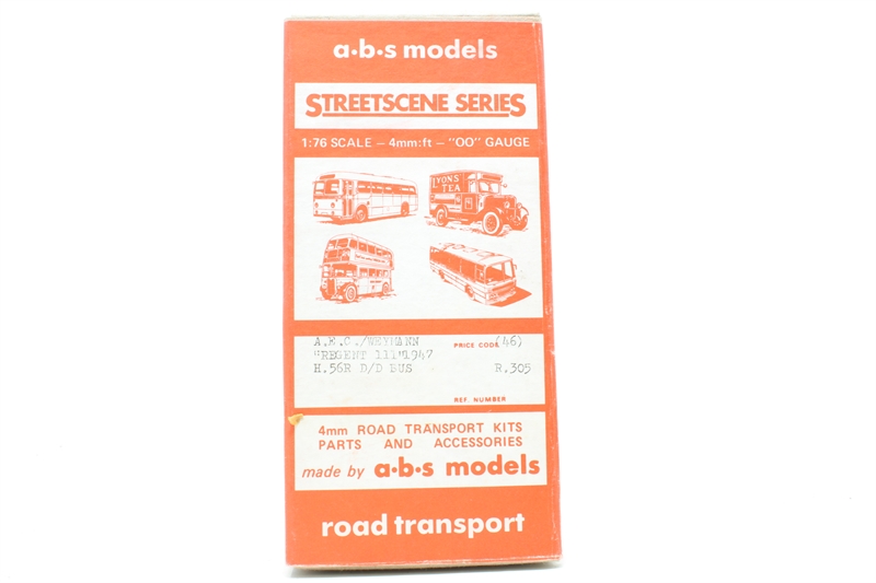 ABS Models R.305 A.E.C./Waymann "Regent 111" 1947 H.56R - Hattons