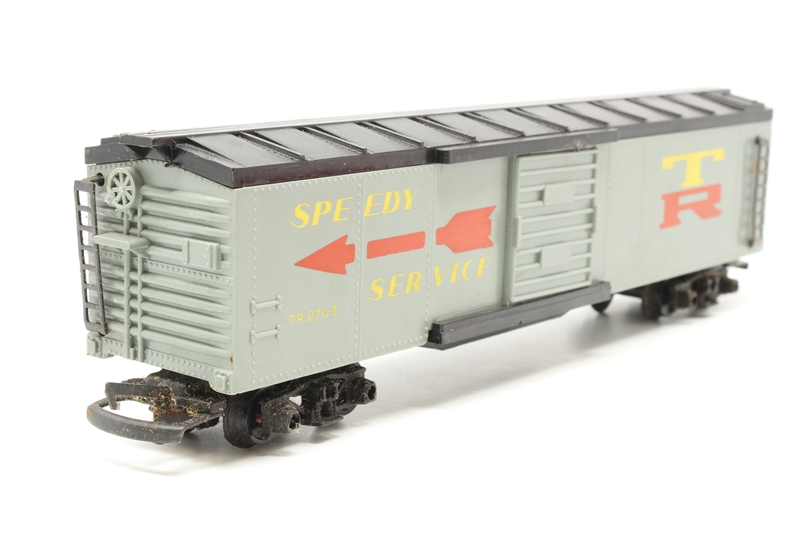 Tri-ang R138LongBoxCar Long box car SPEEDY SERVICE 'TR - Hattons