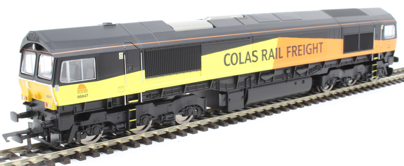 Hornby R3787 Class 66 66847 in Colas Rail Freight orange - Hattons