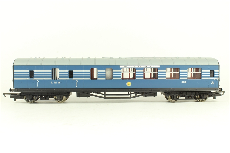 Hornby R4127A LMS coronation scot brake third 5812 in LMS coronation ...