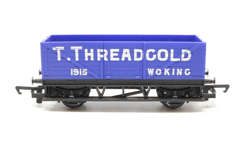 Hornby R6482Threadgold Open Wagon in T. Threadgold Blue - Hattons