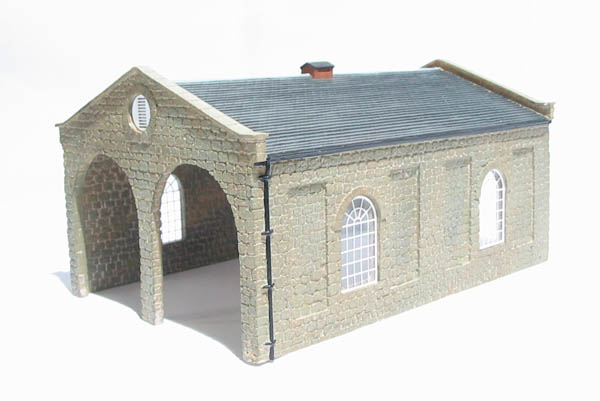 Hornby R8637 Stone double engine shed - Skaledale - Hattons