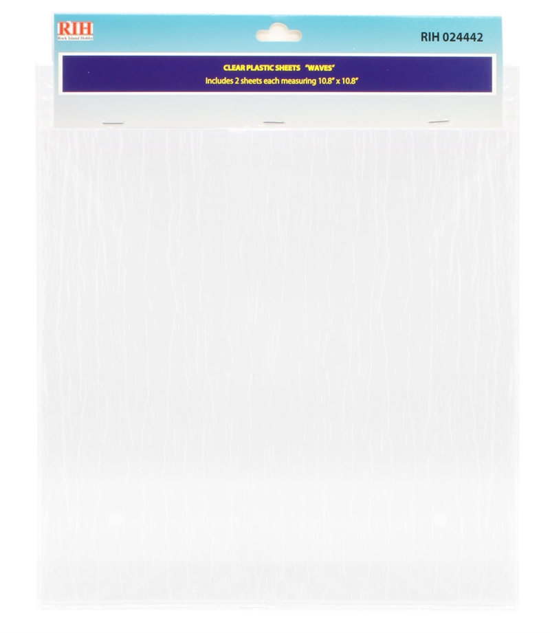 Rock Island Hobby RIH024442 Plastic Sheet Calm Water Waves