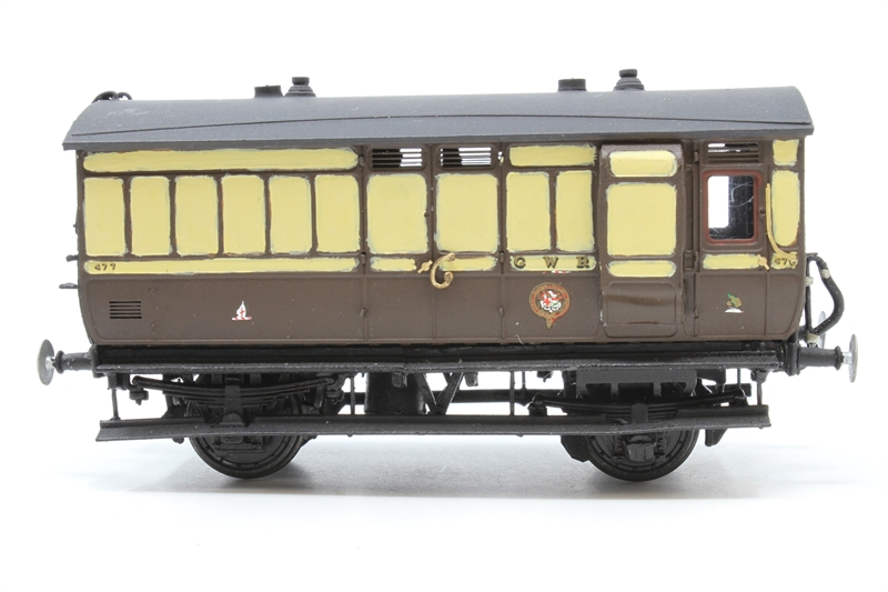 Shire Scenes S121 GWR Diag. V2 brake van coach sides - to - Hattons