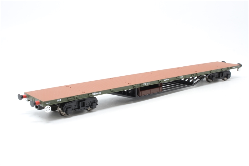 Flangeway SA002 Bogie Salmon wagon in olive green DB996126 - Hattons