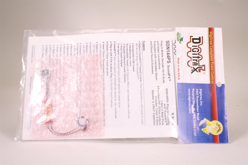 Digitrax SDN144PS Plug in Decoder with Sound FX