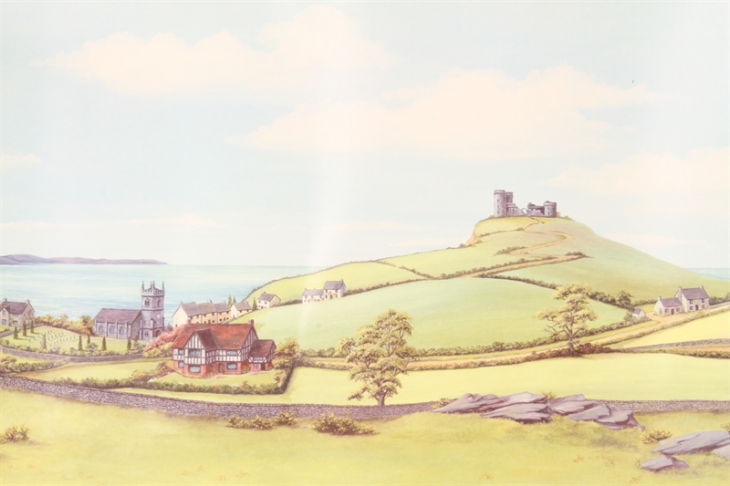 Peco Products SK-43 Scenic Background - Country Seascape - 173 x 559mm