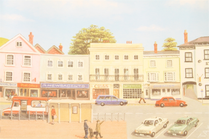 Peco Products SK-49 Scenic Background - Market Town - 173 - Hattons