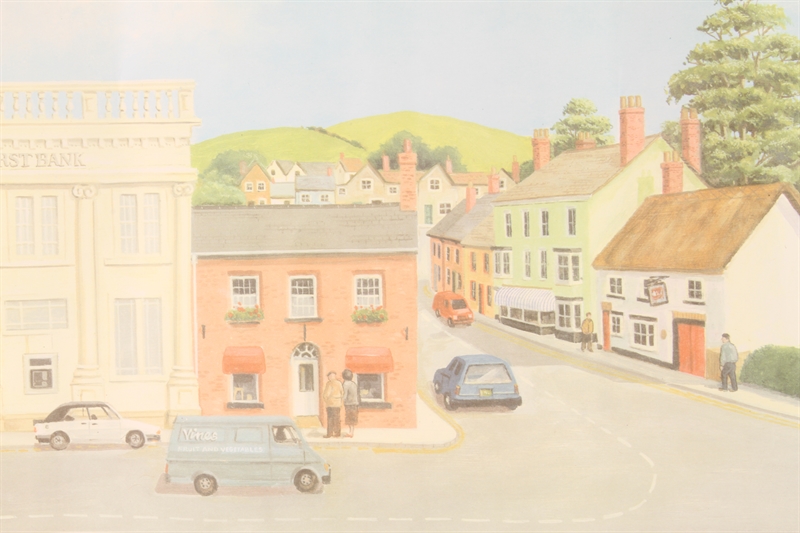 Peco Products SK-50 Scenic Background - Market Town Extensions - 173 x