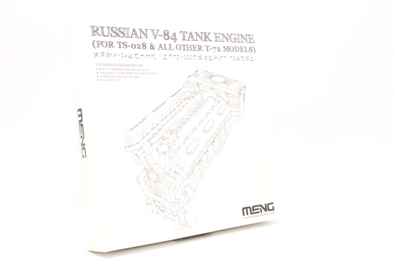 Meng Model SPS-028 Russian V-84 Tank Engine (For TS-014 & - Hattons