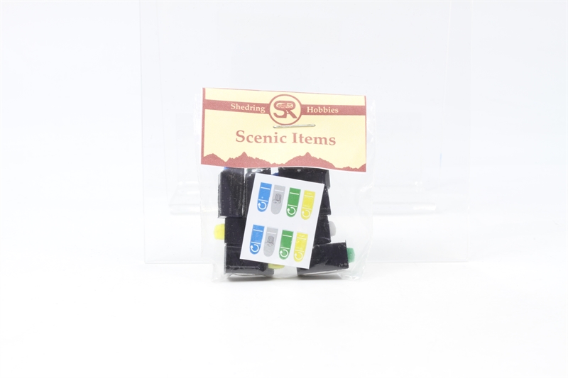 Shedring Hobbies SR176RB001 Recycle bins - set of 8