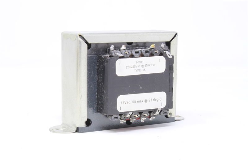 Gaugemaster T5 Uncased Transformer: Output 1x12v AC 5A - Hattons