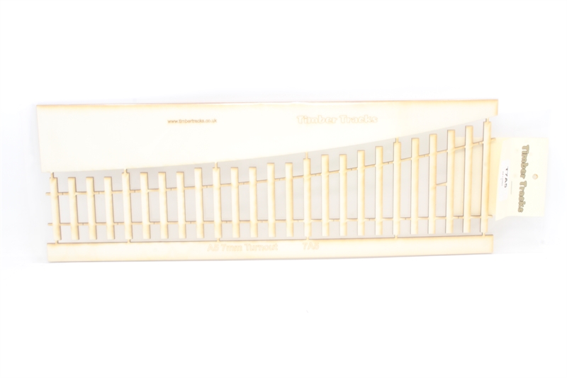 Timber Tracks T7A5 A5 LH/RH Point Wooden Track Base - Hattons