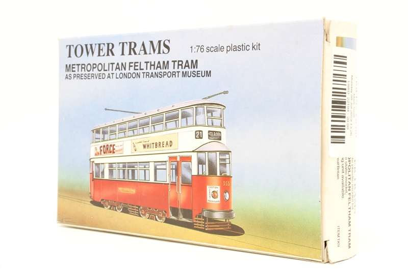 Tower Models TK9 Metropolitan Feltham tram as preserved at - Hattons