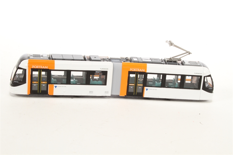Tomix (Tomytec) TLR0602 Portram 2 car tram in Orange and - Hattons