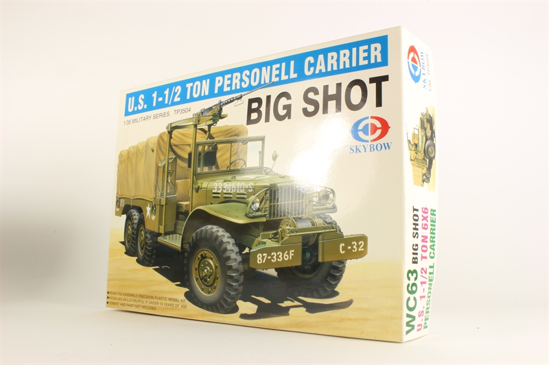 Skybow TP3504 WC63 'Big Shot' U. S 1-1/2 Ton 6x6 Personell - Hattons