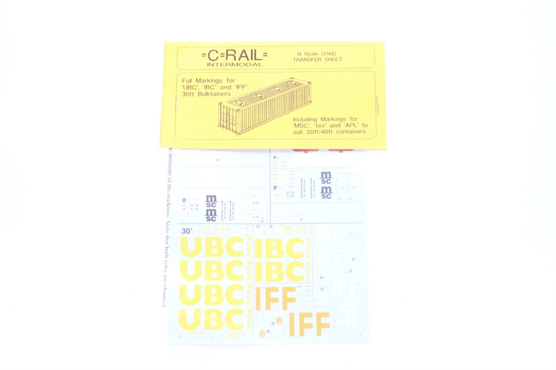 C-Rail TR2 Transfer Pack 2 for 30ft Bulktainer and 20/40ft Containers