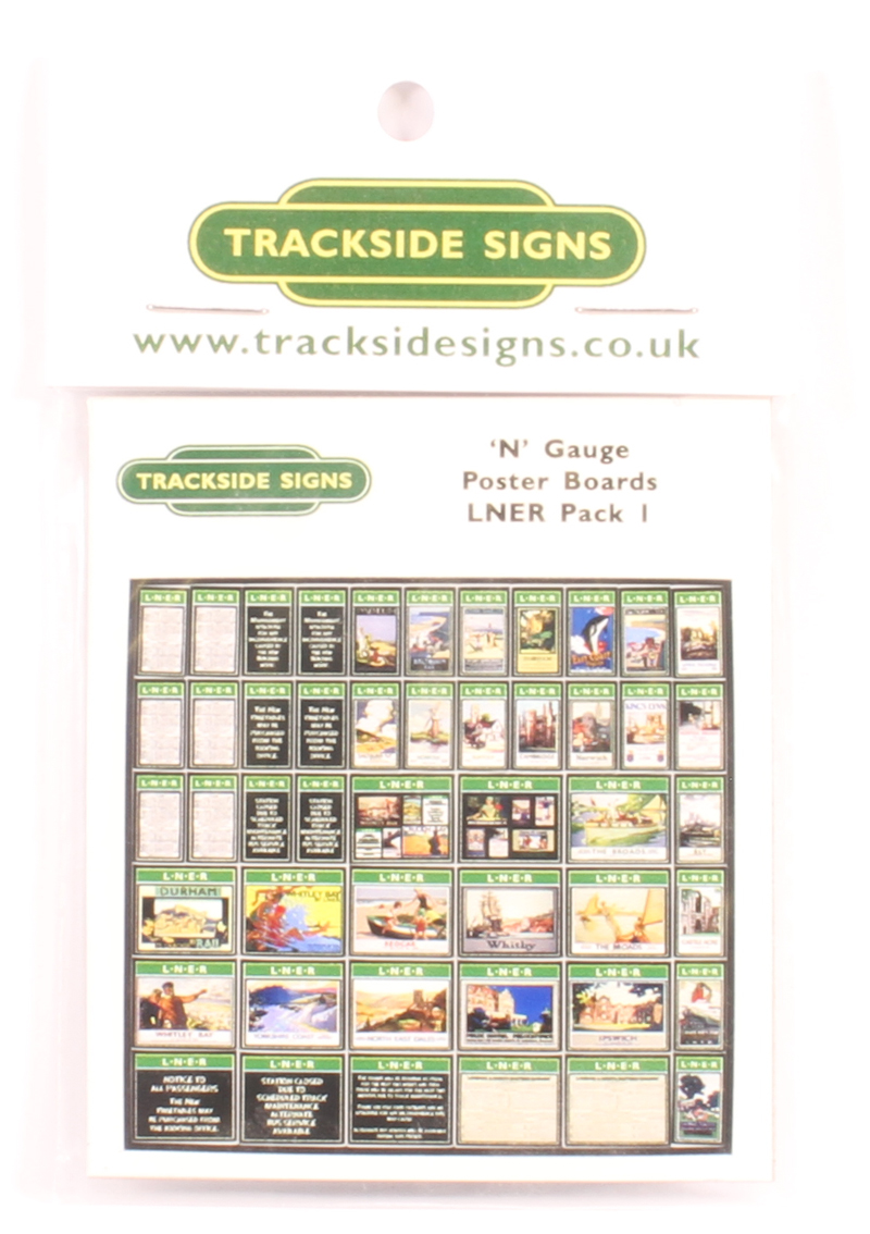 Trackside Signs TSDCPB18 LNER poster boards pack - Hattons