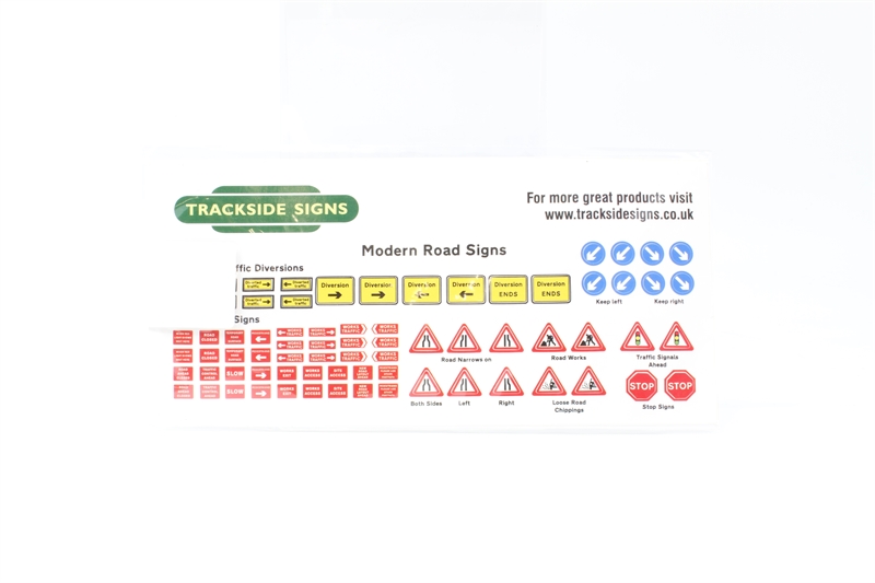 Trackside Signs TSRS0004 Modern road signs - Hattons