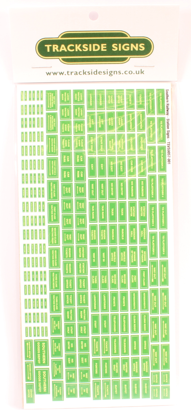 Trackside Signs TSVS571 Southern Railway station signs