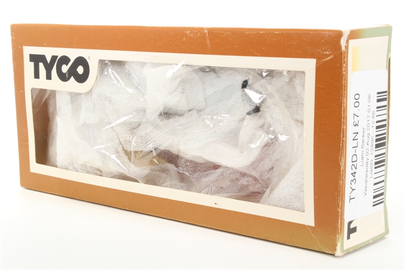 Tyco TY342D 40' Flat Car with Culvert Pipe load of the Great Northern