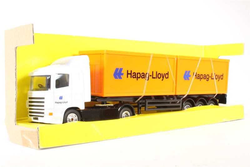 Corgi TY86620 Scania Skeletal Trailer 'Hapag Lloyd'