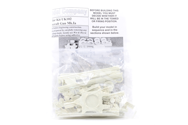 Milicast Models UK102 3.7" Anti-aircraft gun & carriage