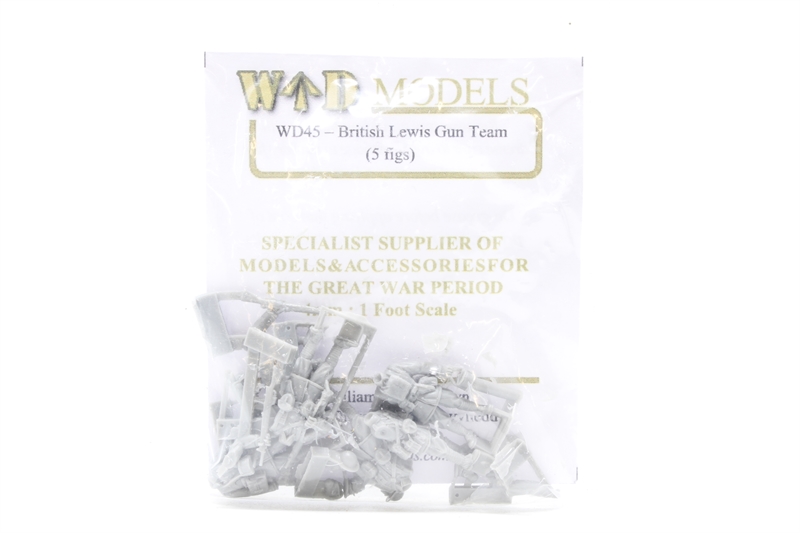 WD Models WD45 British Lewis Machine Gun Team - 5 figures