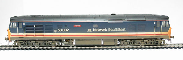 Hornby WR2429 Class 50 50002 "Superb" in revised Network South East