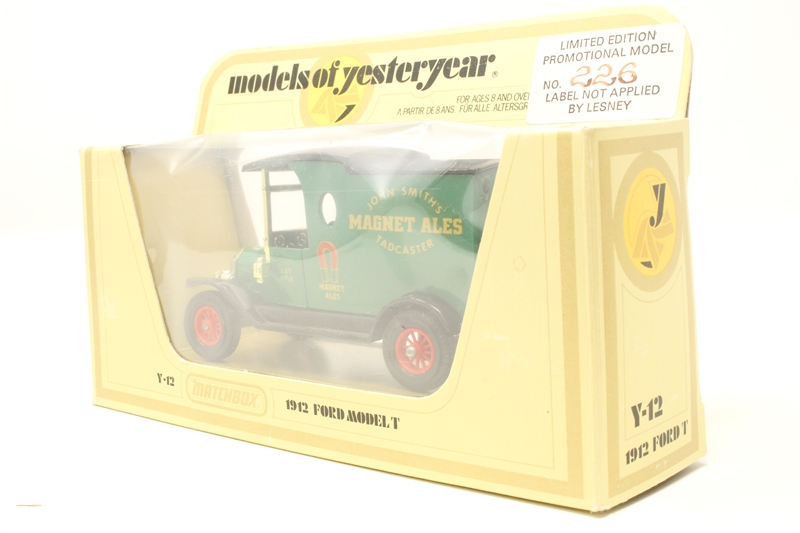 Matchbox Y3Magn 1912 Ford model T tanker 'Magnet Ales'