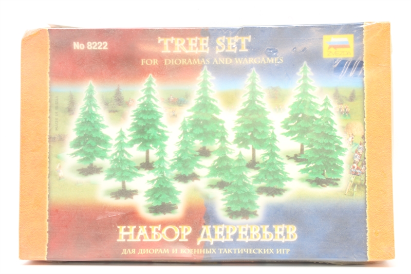Zvezda Z8222 Set of 12 x assorted trees