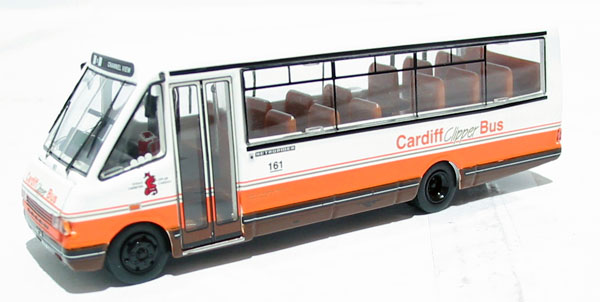 Britbus MRL07 MCW Metrorider long in crimson and cream "Cardiff Clipper