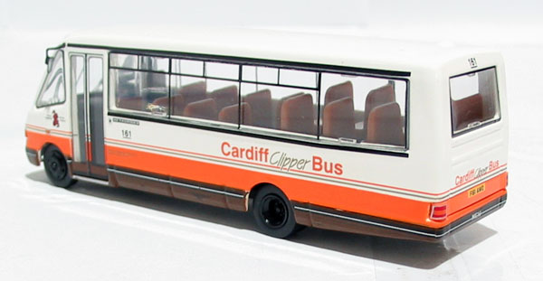 Britbus MRL07 MCW Metrorider long in crimson and cream "Cardiff Clipper