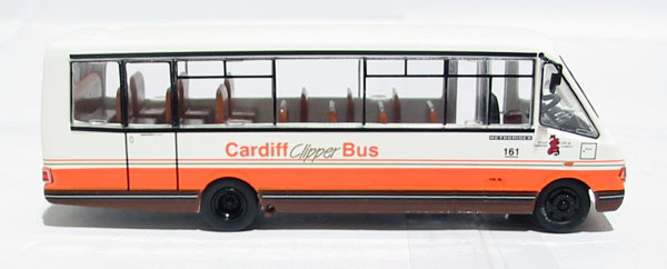 Britbus MRL07 MCW Metrorider long in crimson and cream "Cardiff Clipper