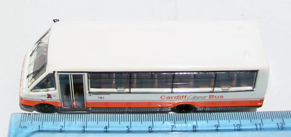 Britbus MRL07 MCW Metrorider long in crimson and cream "Cardiff Clipper