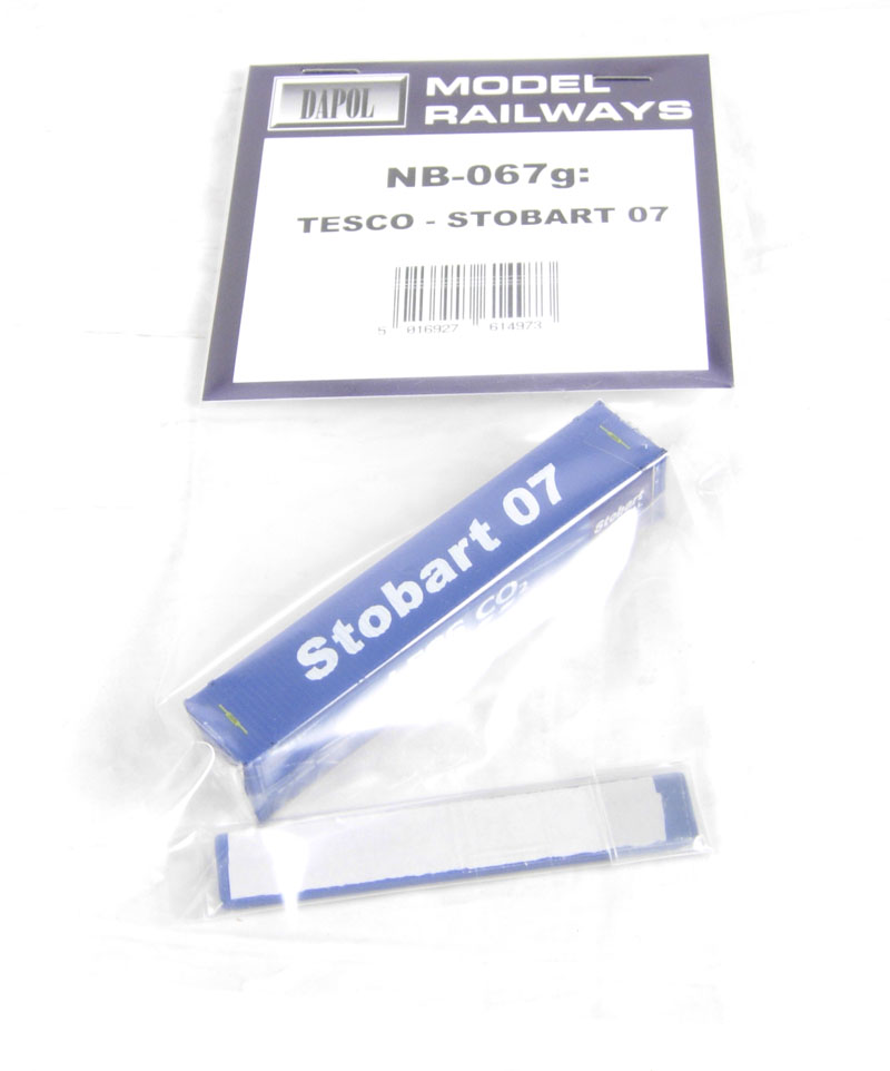 Dapol NB067G Megafret container 07 in "Tesco" Less CO2 Stobart livery ...
